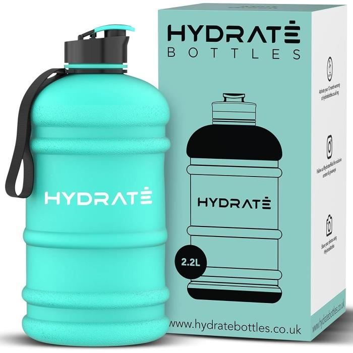 Hydrate Xl Jug Gourde Sport De 2,2 Litres Bouteille D Eau Sans Bpa ...