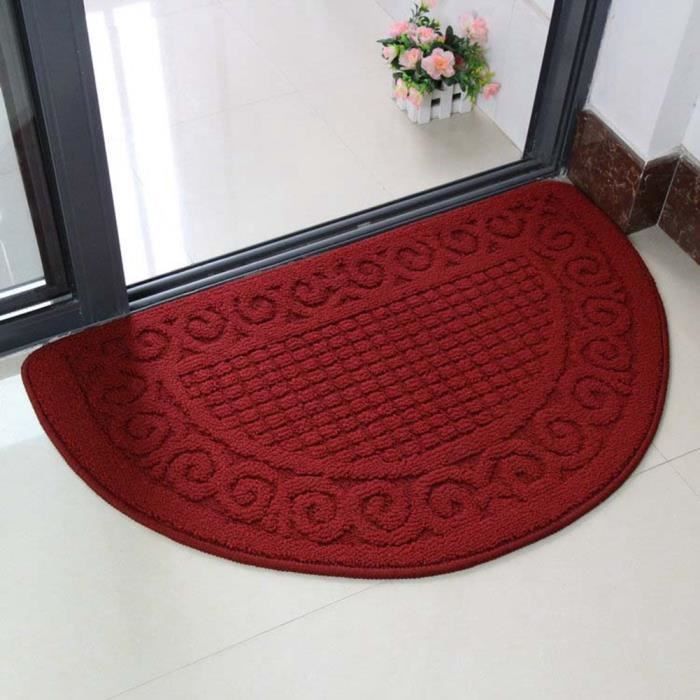 Tapis de Sol Entrée Anti Poussière Paillassons Tapis Déco Tapis Rouge ...