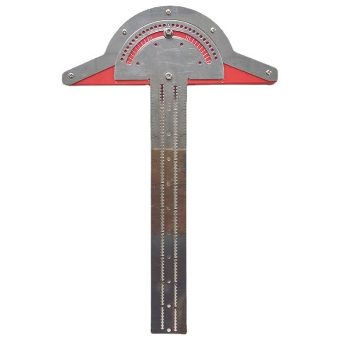 10 pouces - Règle de bord pour menuisiers de 20 pouces, rapporteur ...