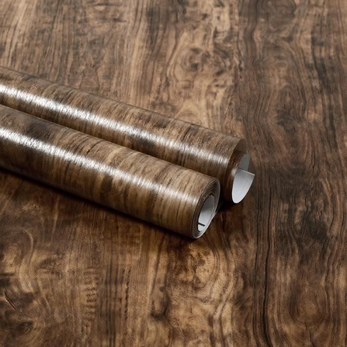 Papier peint - Jatoba - PVC imperméable - 50cm x 100cm - Adhésif ...