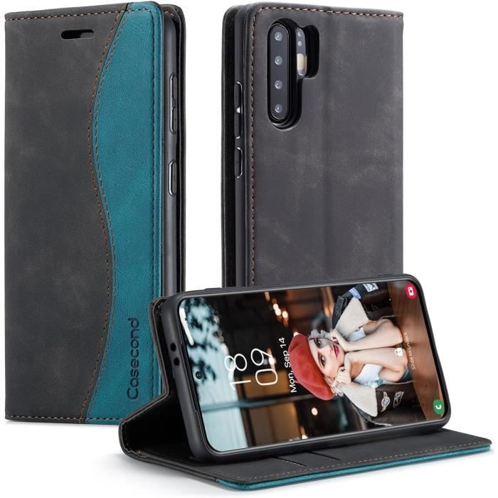 Coque Pour Huawei P30 Pro Coque En Cuir Avec Magnetique Coque Rfid ...