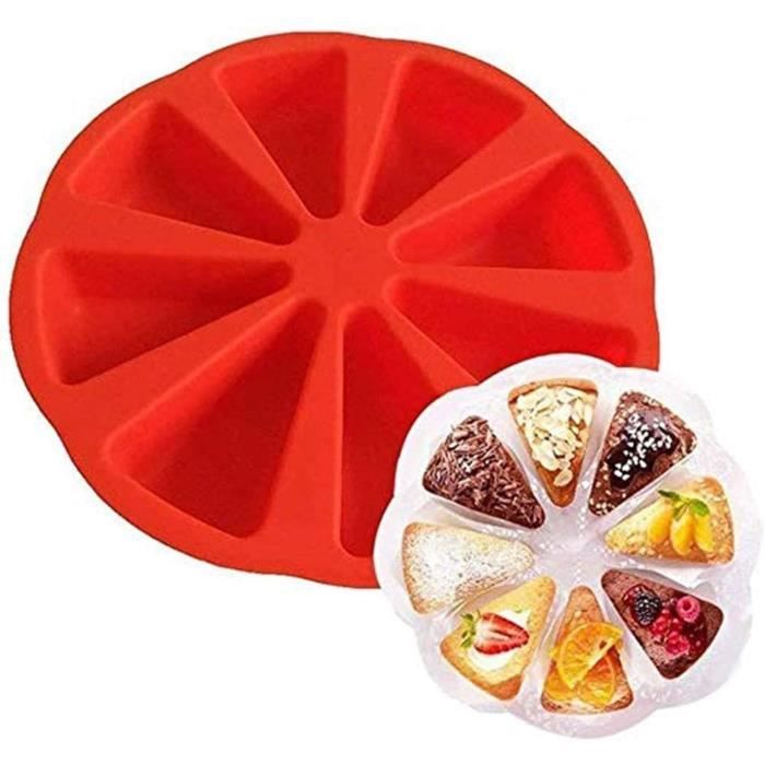 Cuire En Silicone Ware Grand Round 8 Triangle Cavité De Cavité De ...