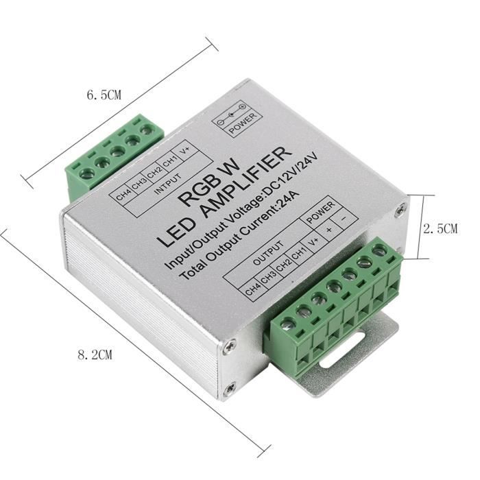 Amplificateur RGBW RGBW LED Strip Controller RGBW Amplifier, Led ...