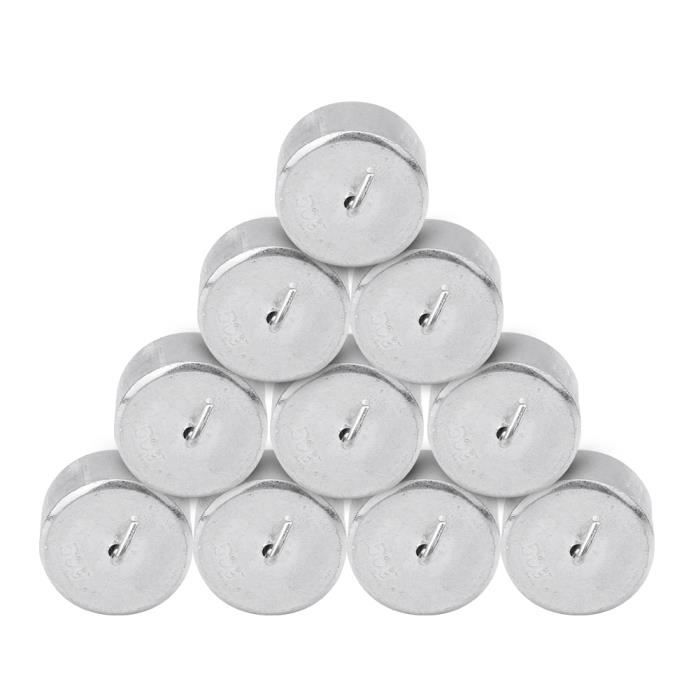 HURRISE poids du crochet 10 poids en métal avec crochets et anneau de ...