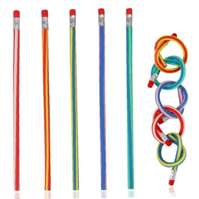 Crayons flexibles favorisés Soft Bendy avec gomme pour Etudiants ...