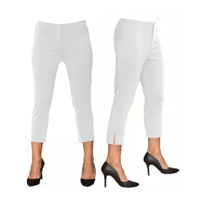 Pantalon TNYLE Sidney Capri dans le célèbre Sasha Fit! Taille-46 Blanc ...