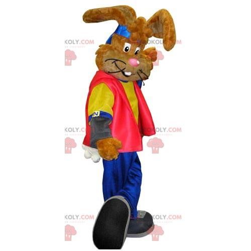 Mascotte du célèbre lapin Nesquick. Mascotte de lapin marron - Costume ...