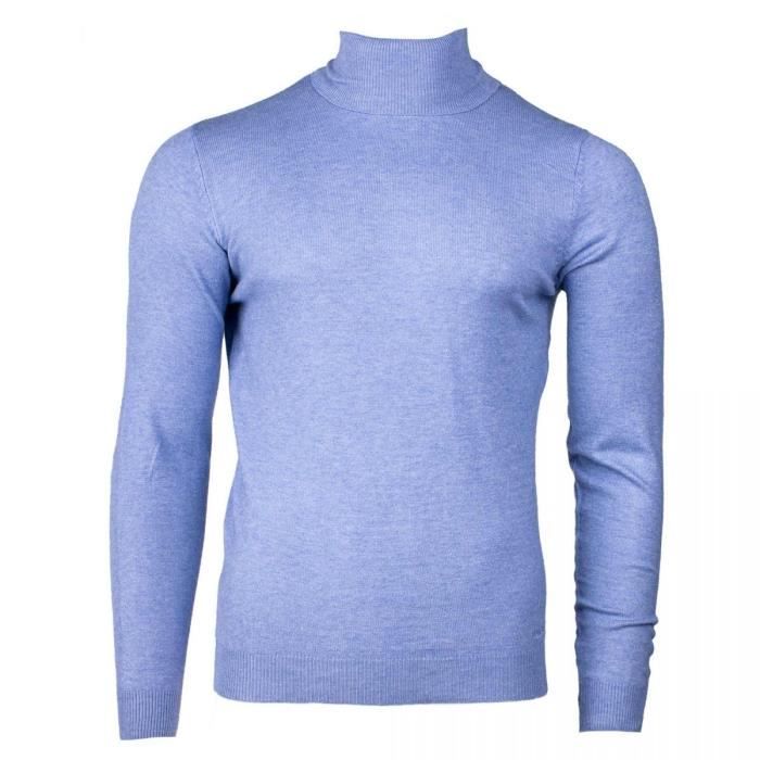 Pull col rouler etretat Homme MARINER Bleu - Cdiscount Prêt-à-Porter