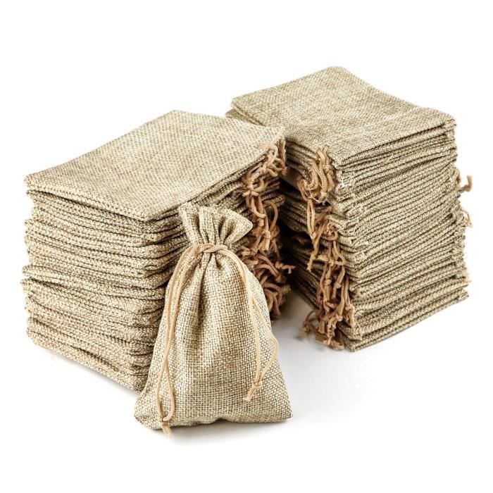 RUBY - Sac en Jute 50 PCS, Petite Pochette Tissu, Sachet Lavande ...