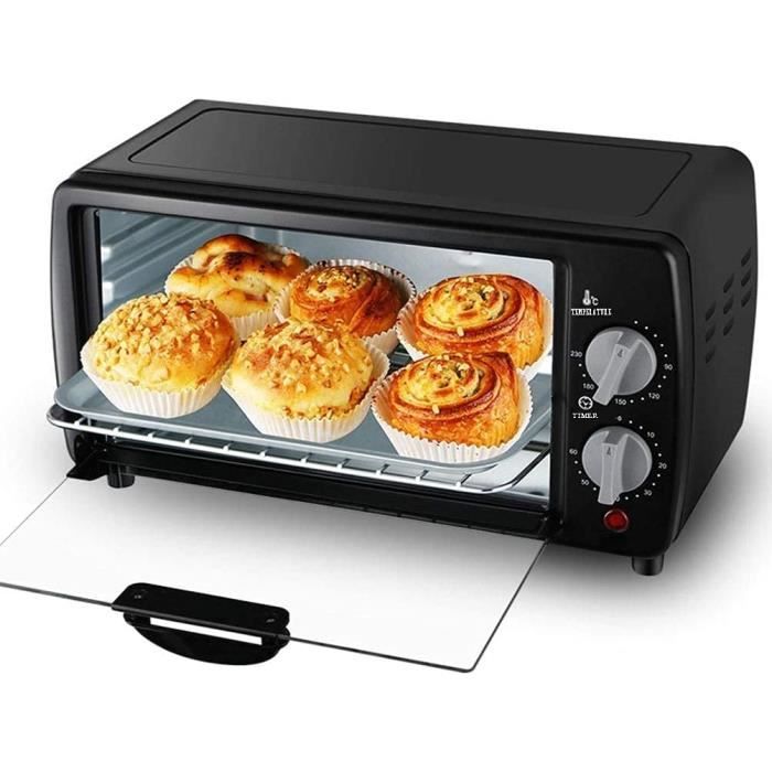 Mini Four Électrique 9L, Four Grille-Pain À Convection Multifonctions ...