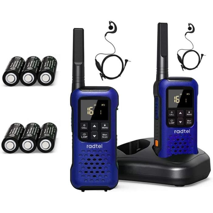 Talkie Walkie R260 Pmr 446 Sans Licence 16 Canaux Radios ...