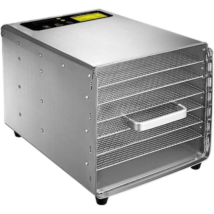 Déshydrateur Alimentaire, Contrôle De Température 20-80°C, Minuterie 1 ... Déshydrateur Alimentaire, Contrôle De Température 20-80°C, Minuterie 1 ...