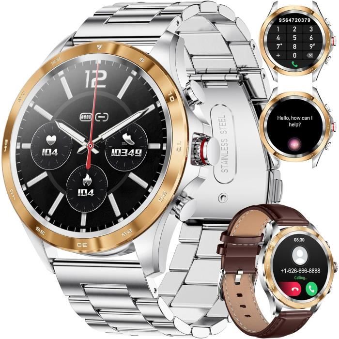 Montre Connectée Homme, 1.32'' Smartwatch Avec Appel Bluetooth ...