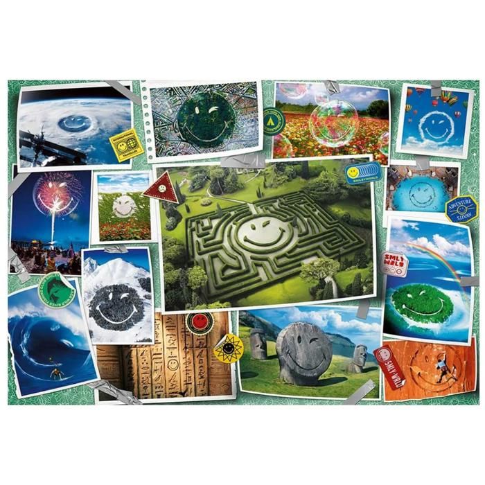 Puzzle 1000 pièces : Smiley : Happy Photos - Cdiscount Jeux - Jouets