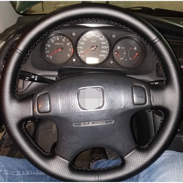 COUVRE-VOLANT,Light blue Thread--Couvre volant de voiture en cuir ... COUVRE-VOLANT,Light blue Thread--Couvre volant de voiture en cuir ...