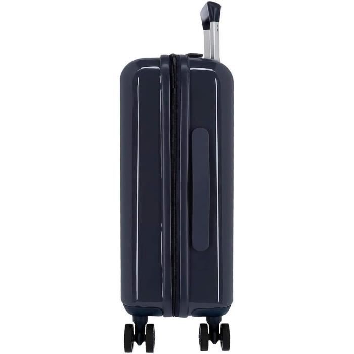 Emi Valise De Cabine Bleue 38 X 55 X 20 Cm Rigide Abs Fermeture ...
