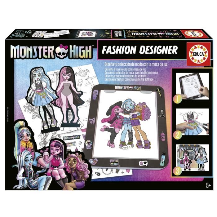 Jeu de mode - EDUCA - Fashion Designer Monster High - Cdiscount Jeux ...