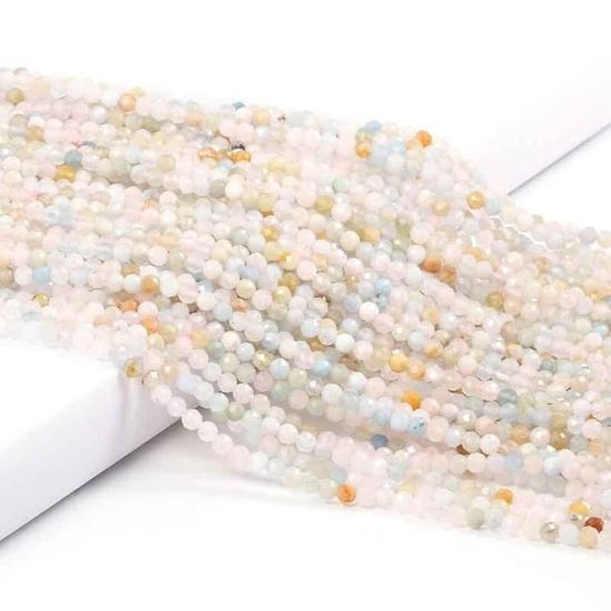 Petites perles en pierre naturelle 2 3 4mm, Section ample pour la ...