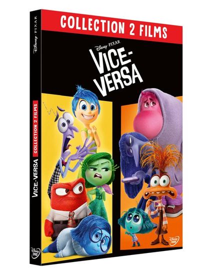 Dvd dessin anime - dvd animation Disney/pixar Coffret Vice-Versa 1 - 2 ...
