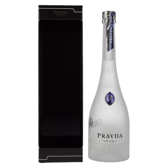 Pravda Vodka 40% Vol. 0,7l en boîte cadeau - La cave Cdiscount