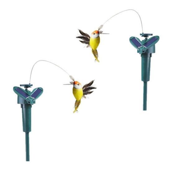 2 Pieces Colibri Solaire - 13*8*8 Cm Solaration Colibri Flottant En ABS ...