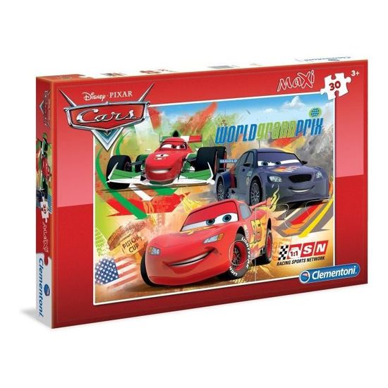 Puzzle 30 pièces Pièces XXL - Cars Clementoni - Cdiscount Jeux - Jouets