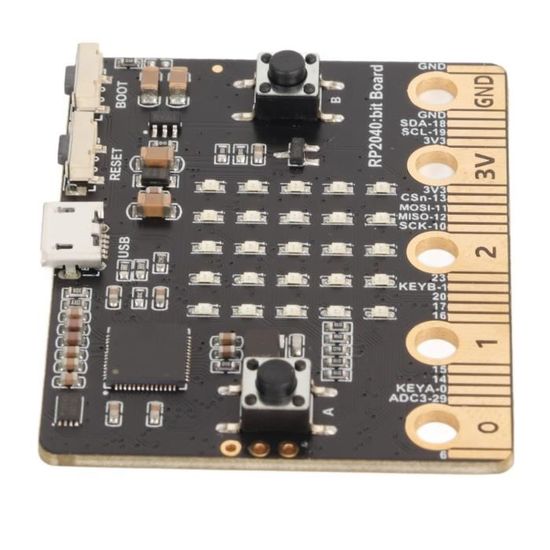 Carte de développement - Duokon - RP2040 Micro Bit - LED 5x5 ...