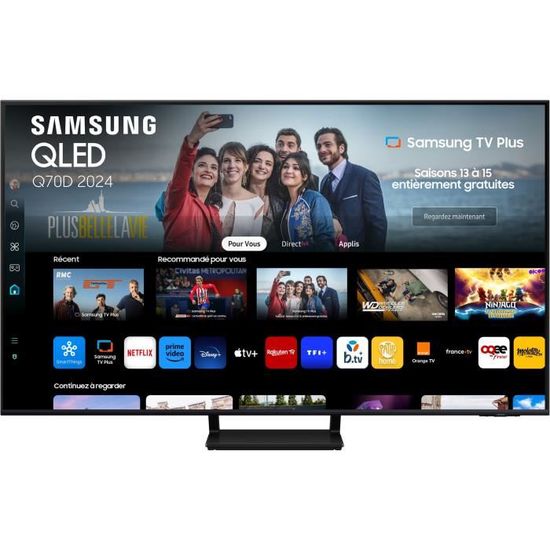 Samsung 65Q70D - TV QLED 65'' (165 cm) - 4K UHD 3840x2160 - 120 Hz - HDR10+ - Gaming Hub - Smart ...