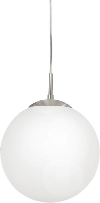 Suspension luminaire Rondo lustre suspendu en acier nickel-mat boule en ...