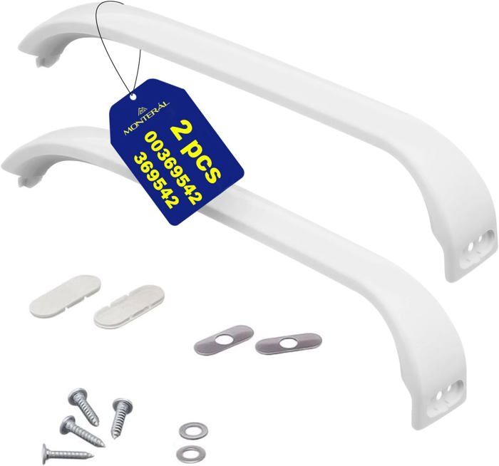 2 Pièces Poignée De Porte Réfrigérateur 317 mm avec le Code Original ...