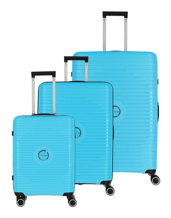 Travelite Valise bleu clair pour femme et homme - Orbita 4W Trolley L ...