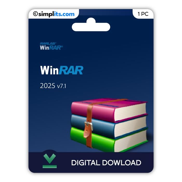 WinRAR 2025 - Activation Perpétuelle - À télécharger - 1 PC - Non compatible Mac à télécharger ...
