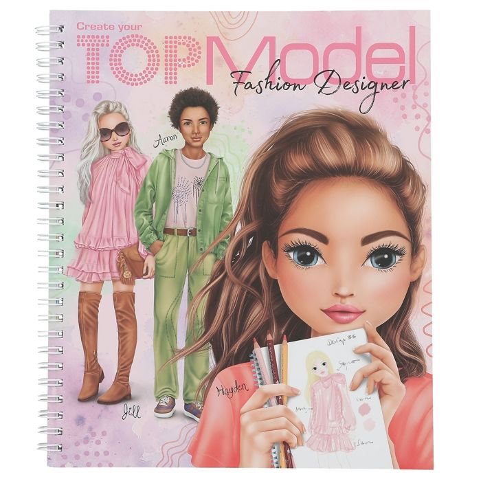 Album coloriage TOP Model modèle Create your TOPModel Fashion Designer ...