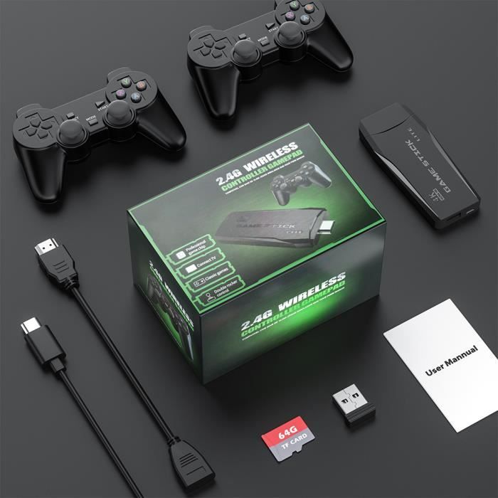 64G-12000 jeux-KINHANK Super Console ltGame Stick Console de jeu vidéo ...