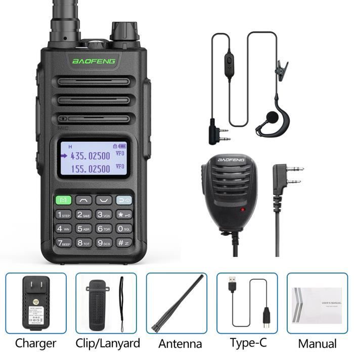 V1 ajouter un micro-walkie-talkie Station PRO 10W, puissance maximale ...