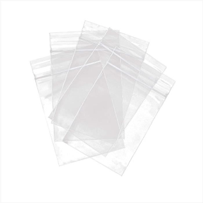 Sacs Plastiquesachets Transparents Plastique Refermables, Sac Serrure ...