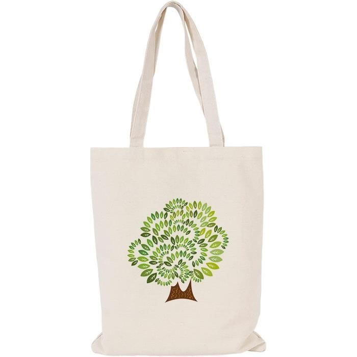 Tote Bag Sac Tissu Grande Capacité Tote Bag Enfant Avec Fermeture ...