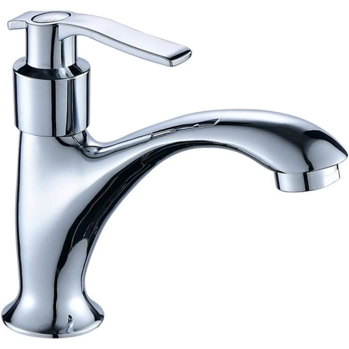 Moderne Un Seul Trou Unique Poignée Eau Froide De Salle De Bain Lavabo ...