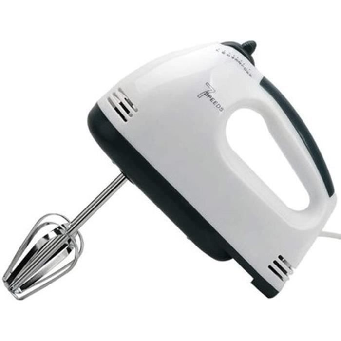 Batteur à Main électrique pour la Cuisson + 5 Vitesses avec bouton-100W ...