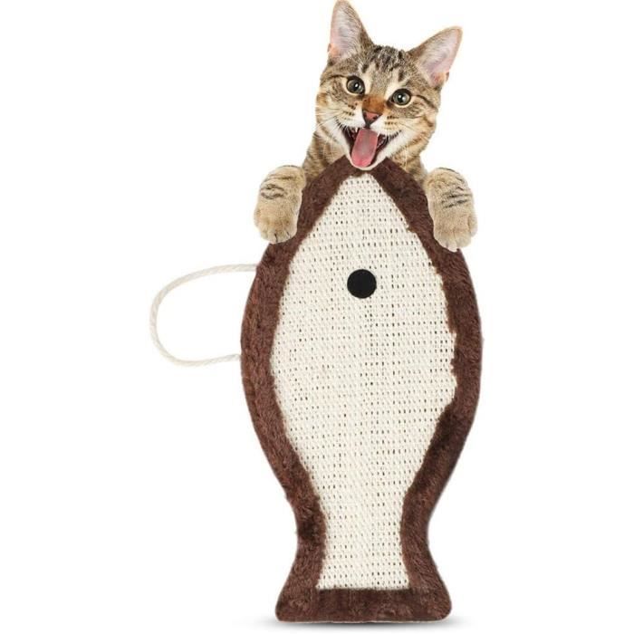Griffoir Dangle pour Chat Forme De Poisson Griffoir Chat Anti Griffe ...