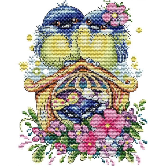 Cukol Canevas Broderie Point de Croix Kit Complet Adulte Debutant, Kit ...
