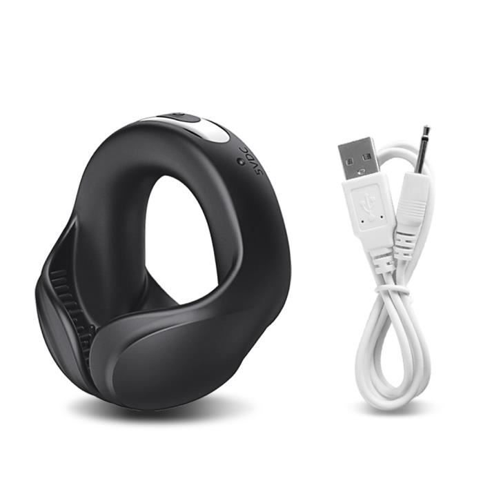 Anneau de pénis pour homme, masseur pour pénis, vibrateur, retarde l'éjaculation, jouets sexuels ...