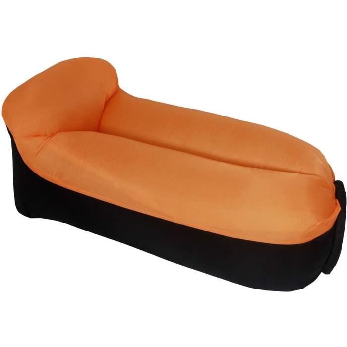 RUNWEI Sofa Gonflable, Lit Gonflable Pliable, Chaise Longue Portative ...