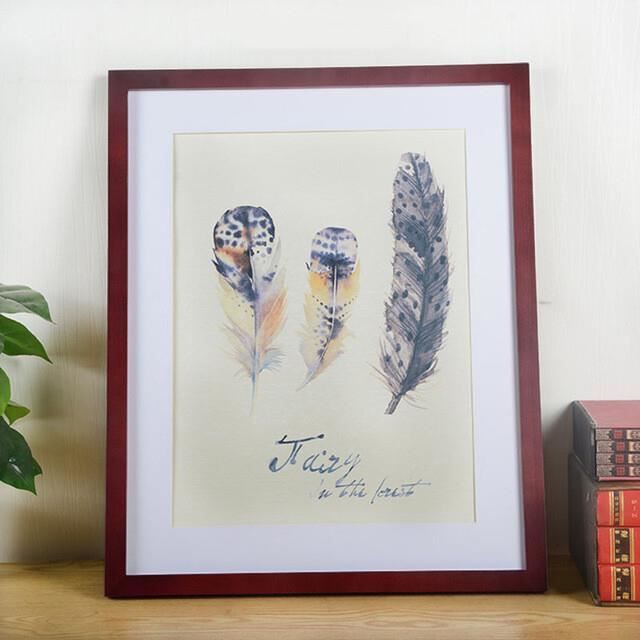 Cadre photo,Cadre mural en bois pour affiche Photo,4 couleurs,cadre d ...