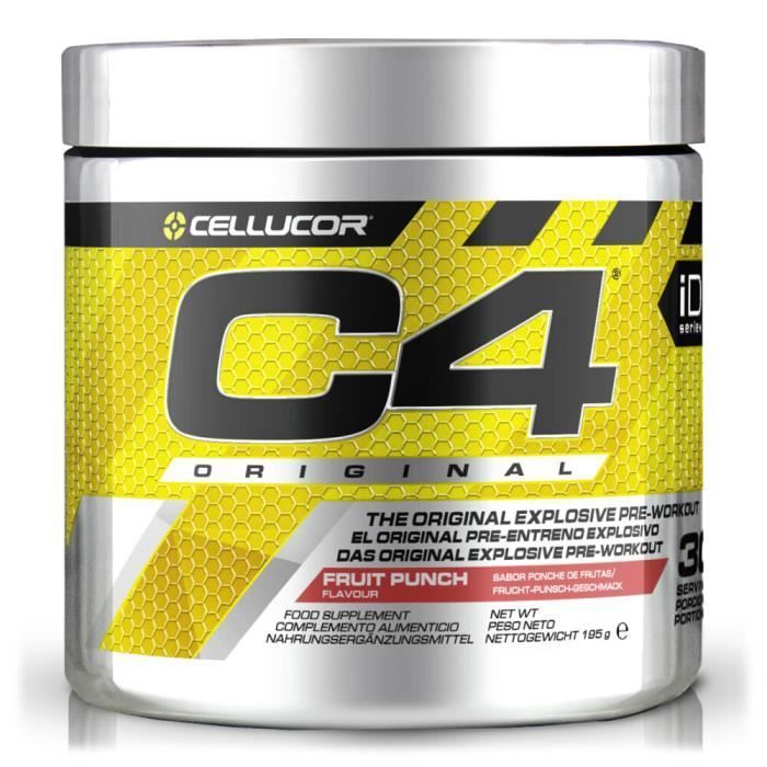 Pre-workout Cellucor - C4 Original Pre-Workout - Fruit Punch 195g ...