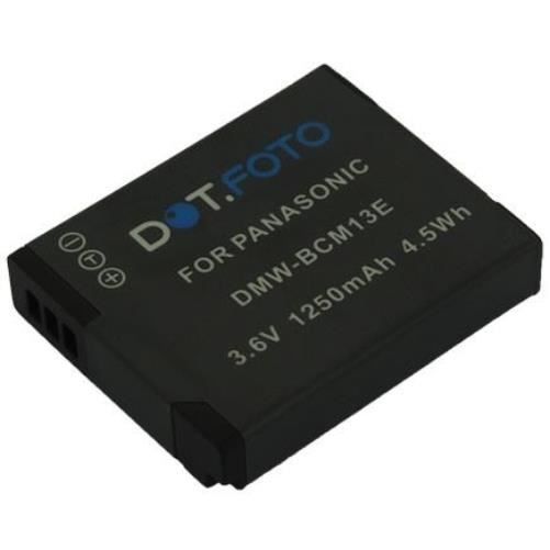 Dot.Foto Panasonic DMW-BCM13, DMW-BCM13E, DMW-BCM13PP Batterie - 3,6v / 1250mAh - Cdiscount ...