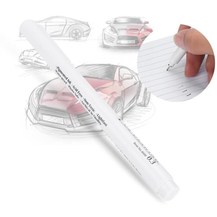 Stylo à croquis Micron Liner Dessin Marqueurs Stylos Pointe Fine Encre ...