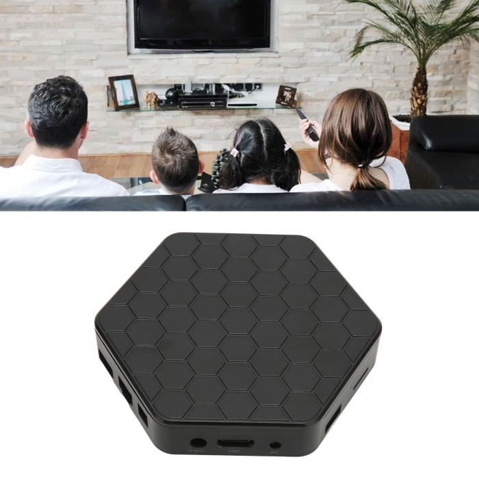 LAN TV Box 2 Go de RAM 16 Go de ROM 4 cœurs 64 bits Prise en charge 4K ...
