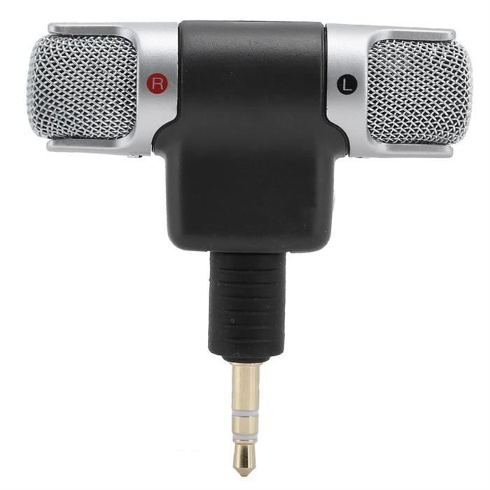 HURRISE Microphone 3 Mini micro stéréo jack 3,5 mm micro sans fil ...