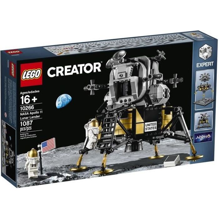 LEGO® CREATOR 10266 NASA Apollo 11 Lunar Lander - Cdiscount Jeux - Jouets